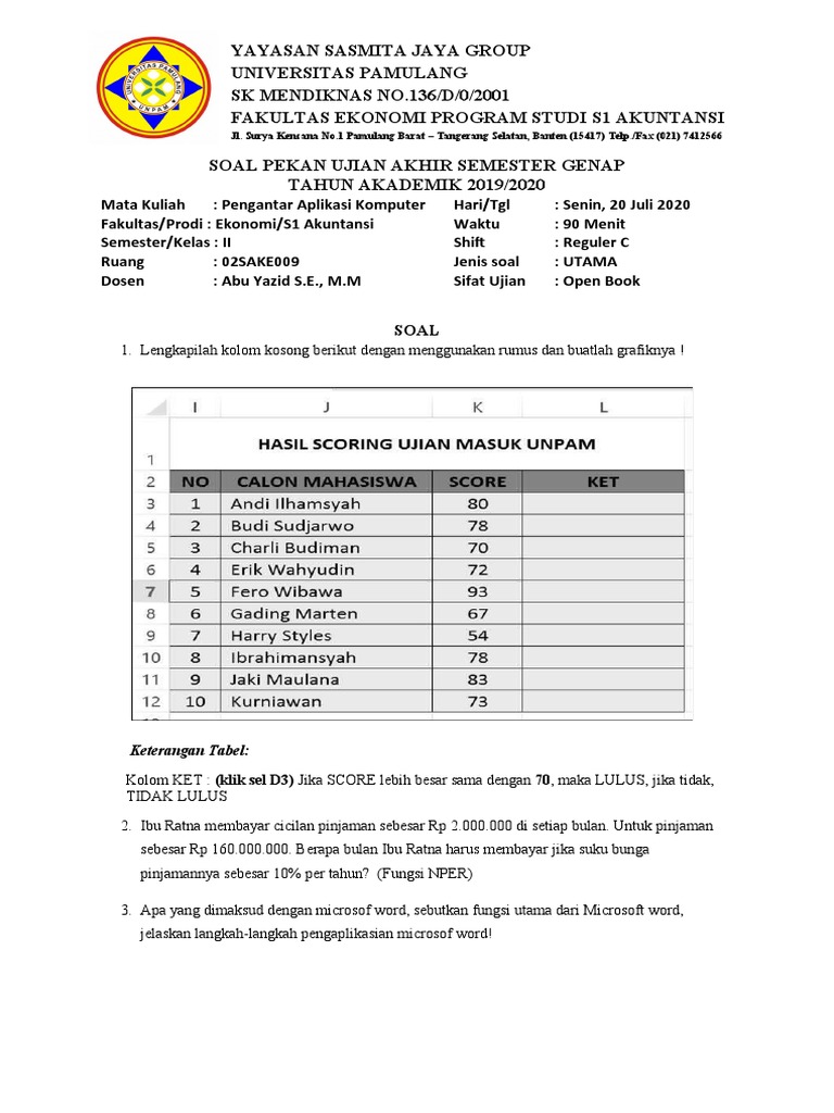 Uas Pak 02sake009 | PDF