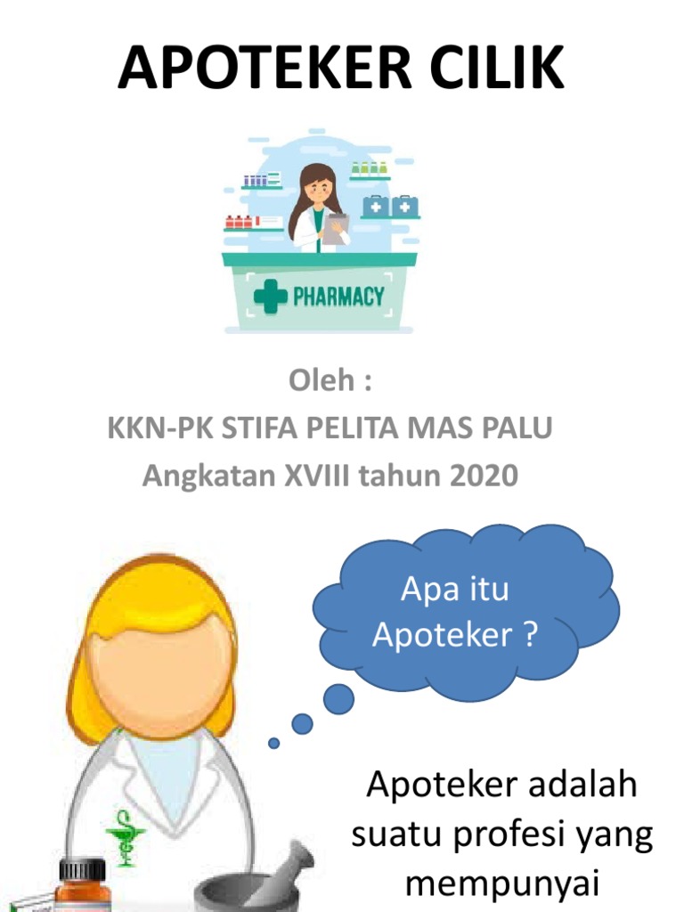 Sosialisasi APOTEKER CILIK | PDF
