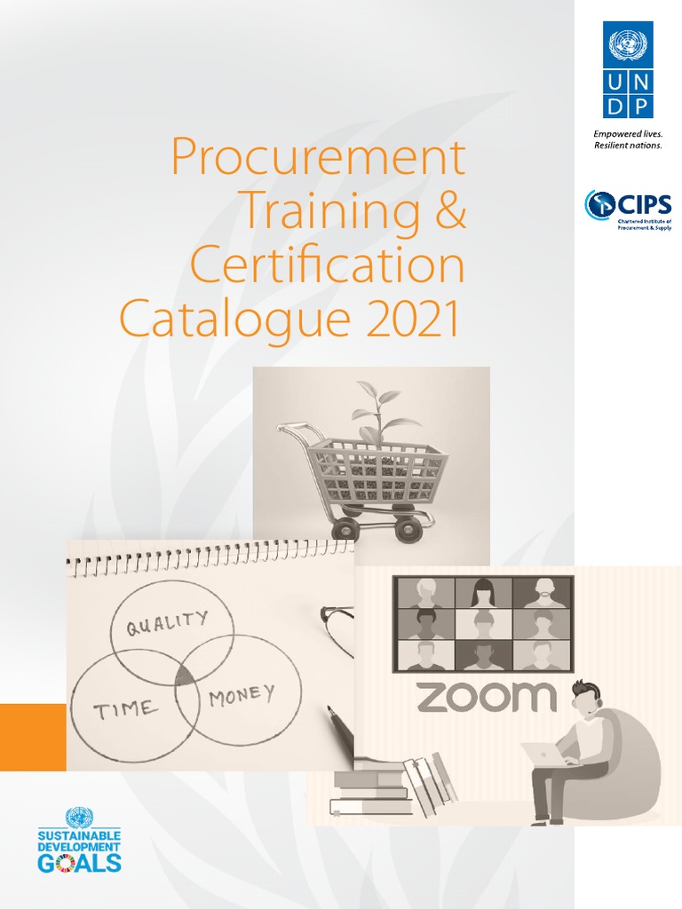 UNDP CIPS Training Catalogue 2021 | PDF | Procurement | Negotiation