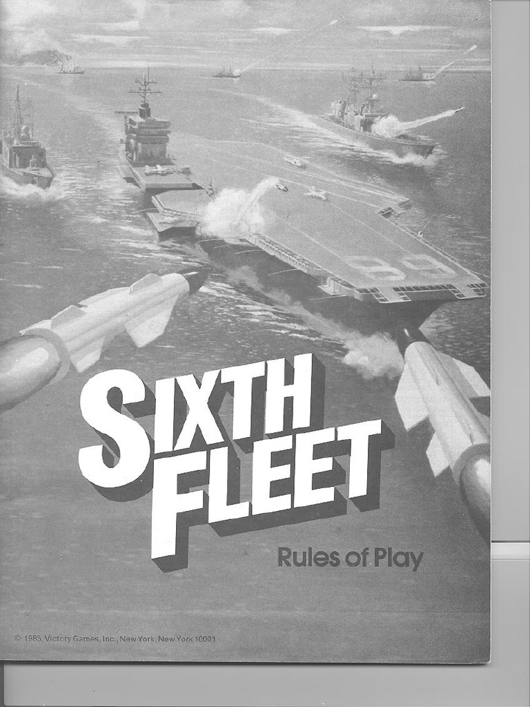 6th Fleet (Rulebook) | PDF