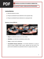 BUSINESS COMBINATION Lecture Notes | PDF | Mergers And Acquisitions ...