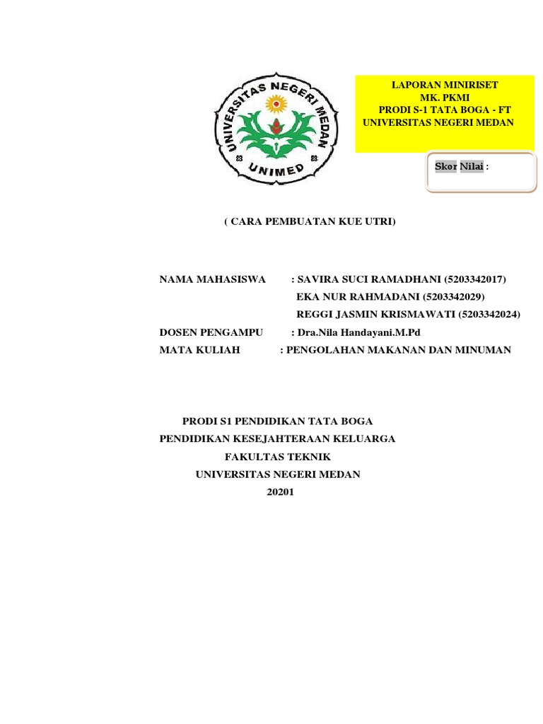 Cara Membuat Kue Utri Tradisional | PDF | Karier & Perkembangan ...