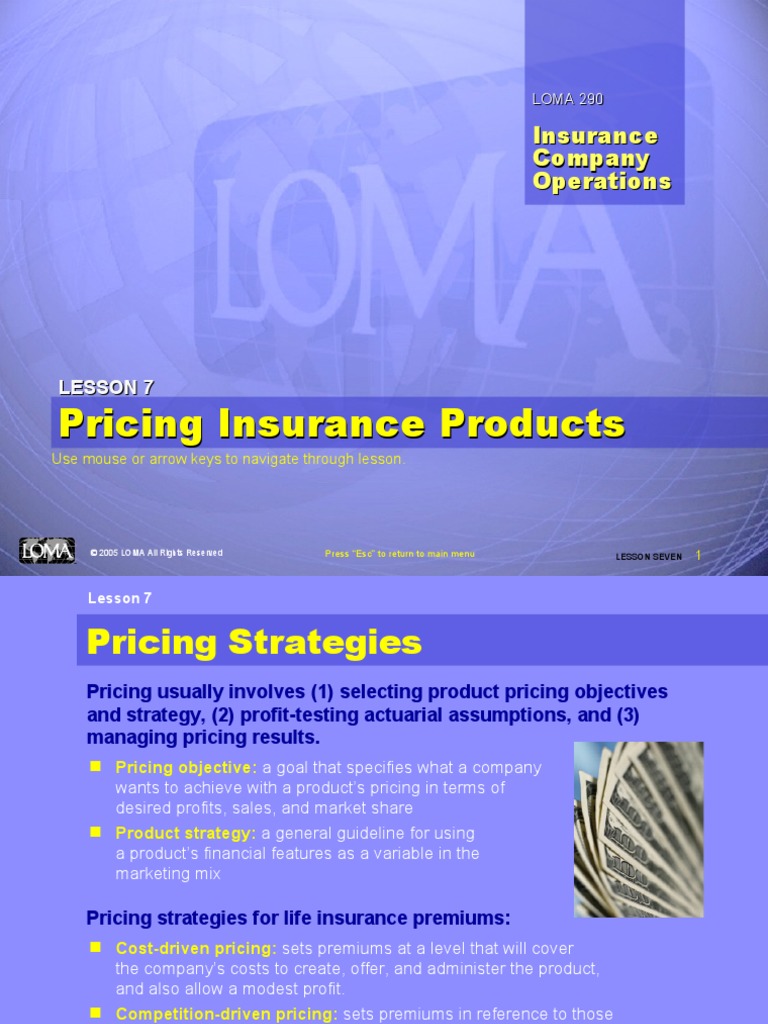 Pricing Strategy Product Insurance | PDF | Business | Life Insurance