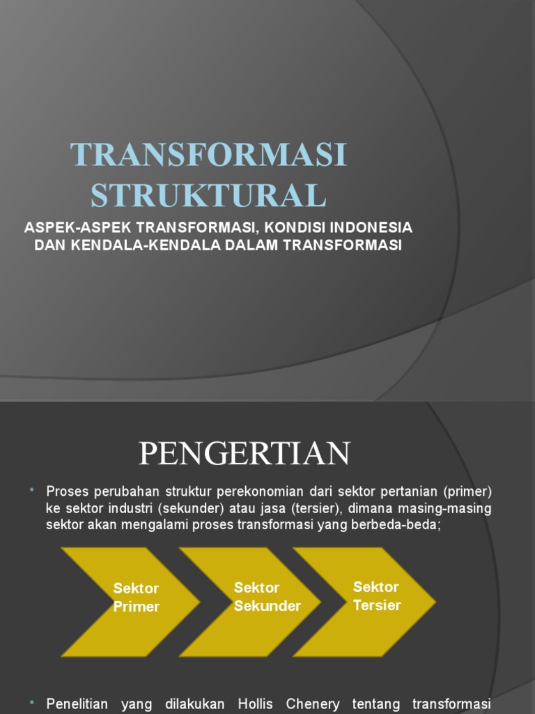 Transformasi Struktural | PDF