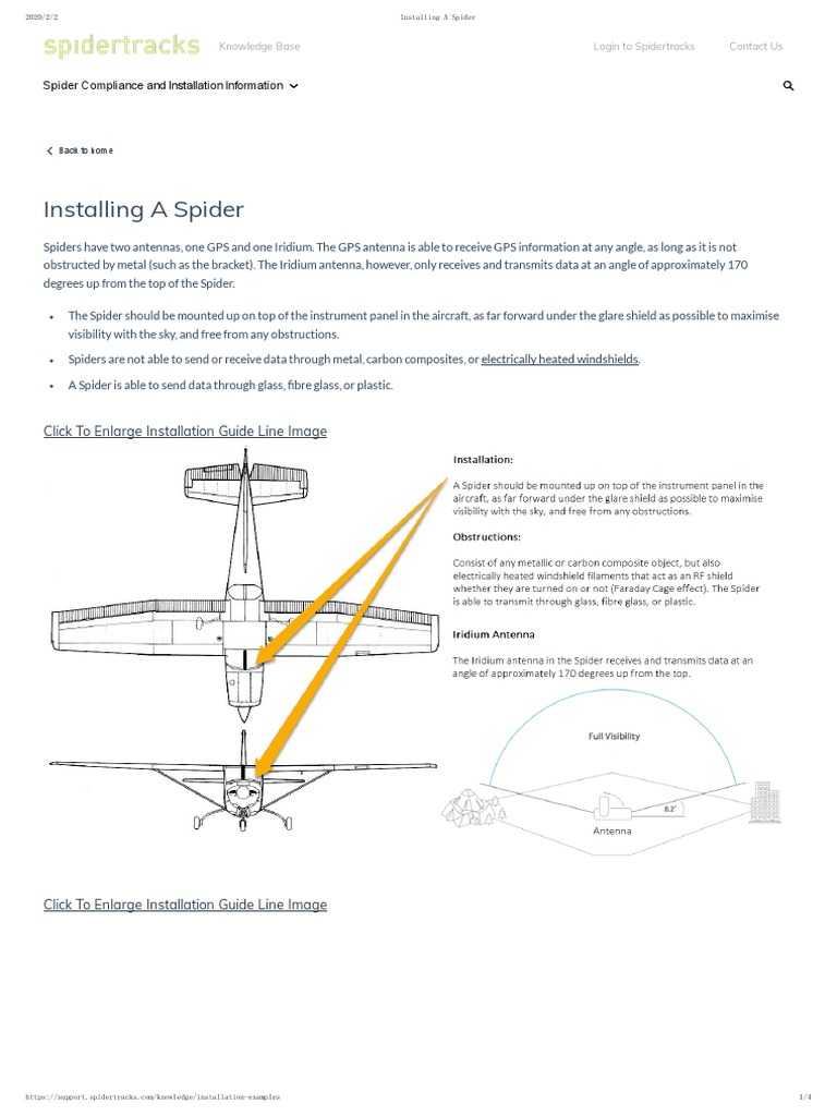 Installing A Spider: Spider Compliance and Installation Information ...