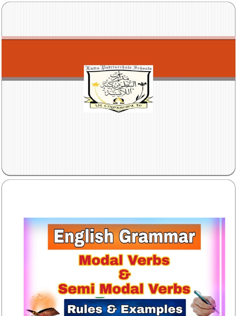 Modal & Semi-Modal Verbs | PDF | Grammar | Linguistic Morphology