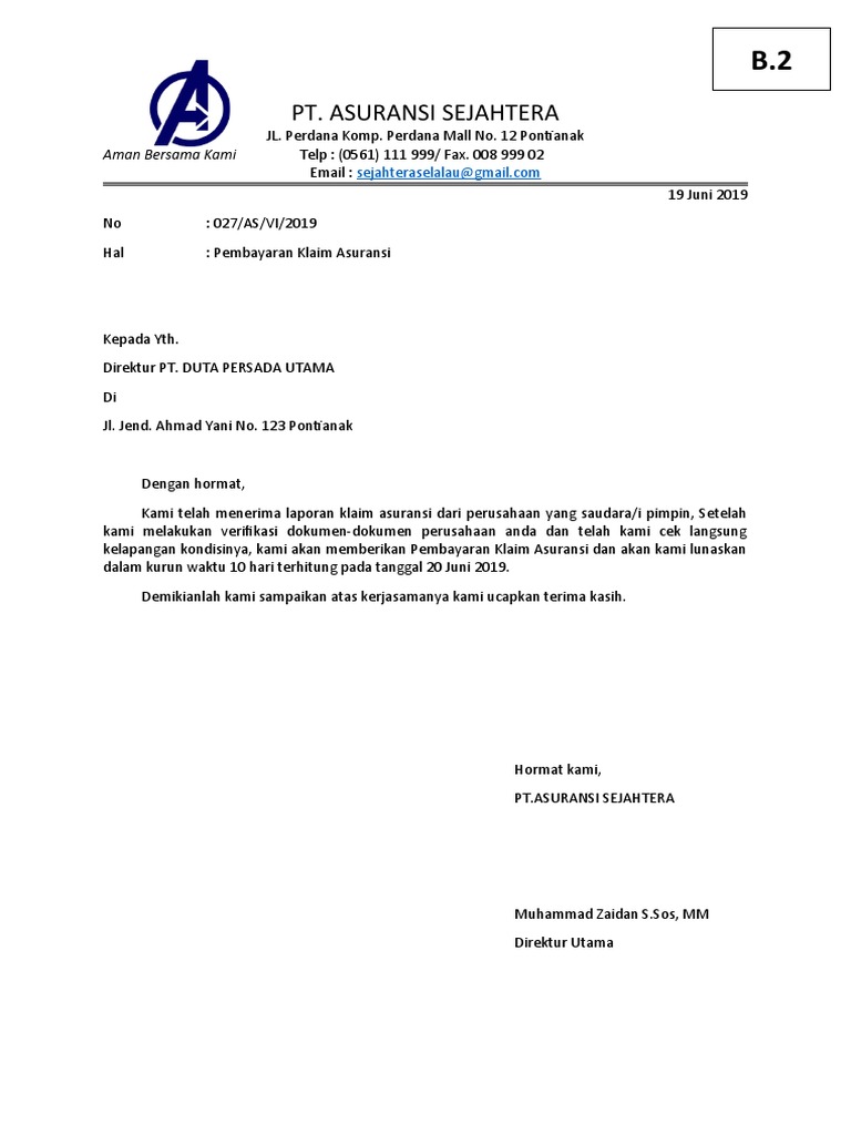 Surat Asuransi | PDF
