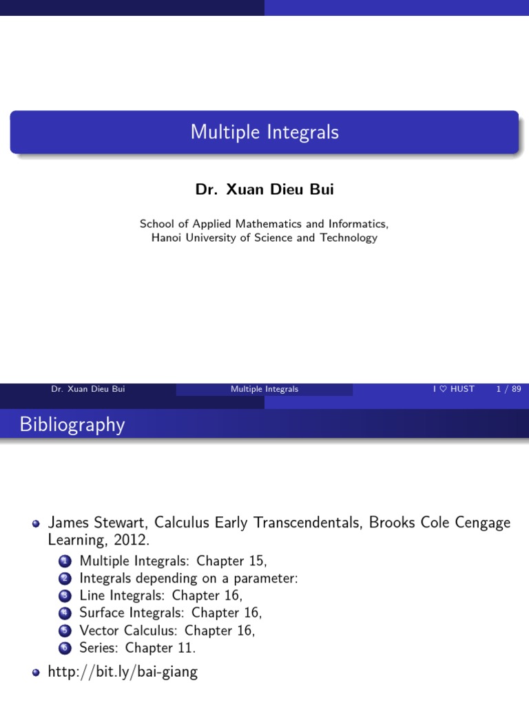 Multiple Integrals | PDF | Integral | Theoretical Physics