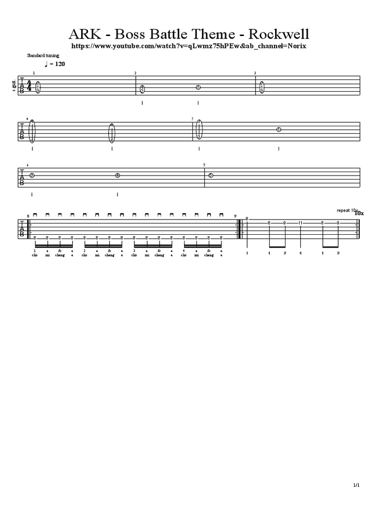 An Epic Rockwell Boss Battle Theme with a Complex Guitar Riff and ...