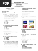 Evaluación de Informatica Grado Tercero 2017 | PDF | Herramientas ...