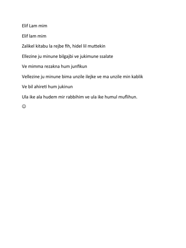 Elif Lam Mim | PDF