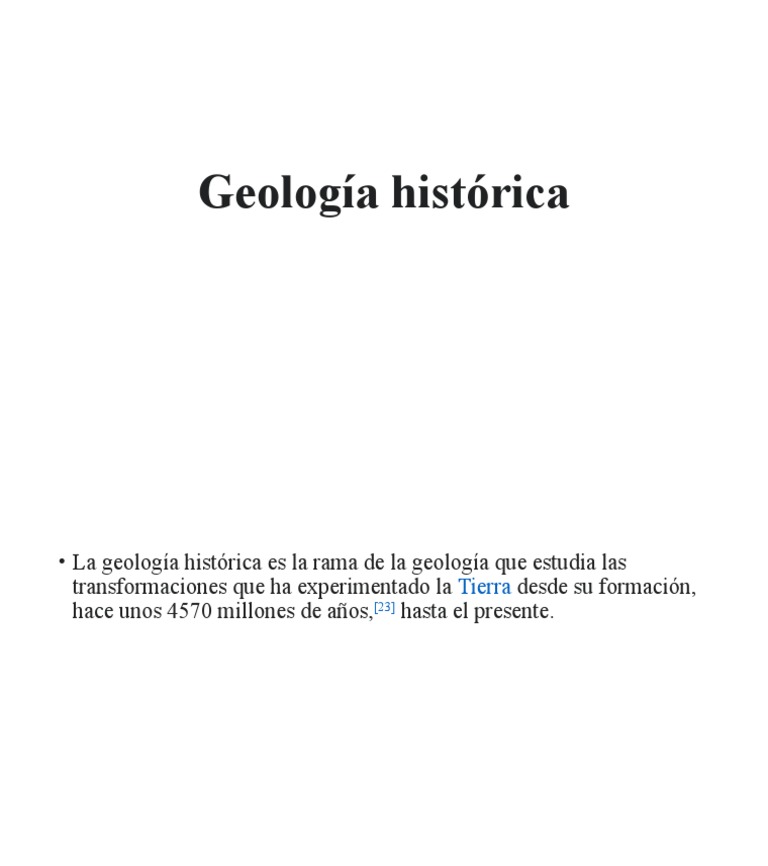 Geologia Historica | PDF