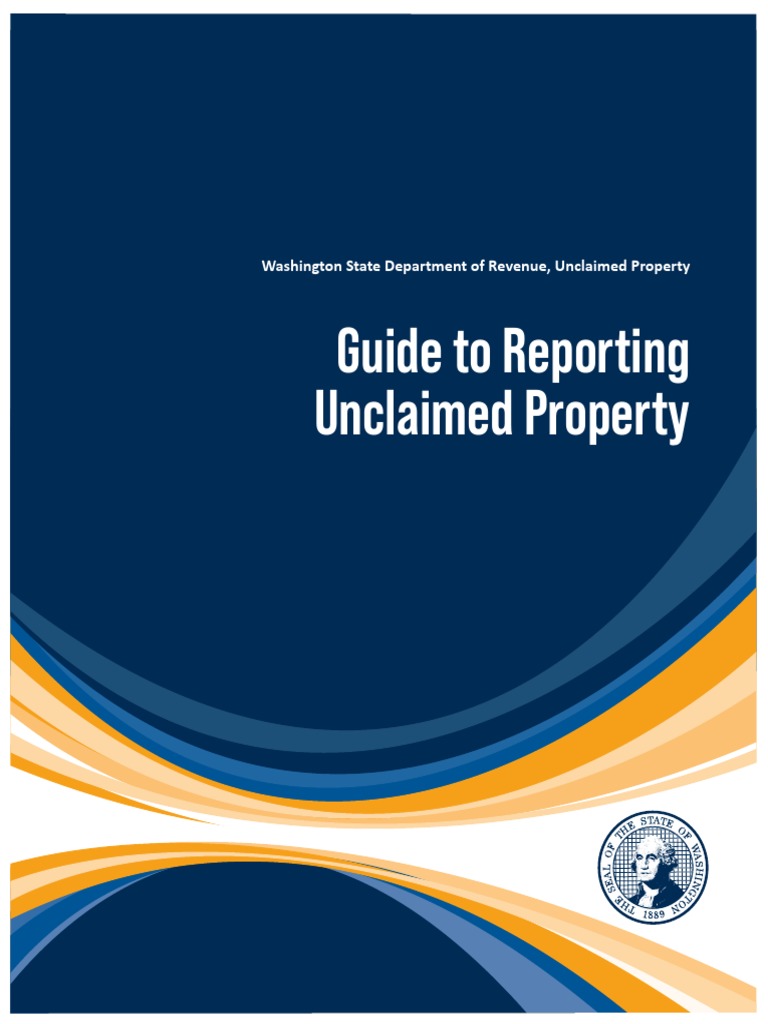 WA Unclaimed Property Handbook | PDF | Cheque | Securities (Finance)