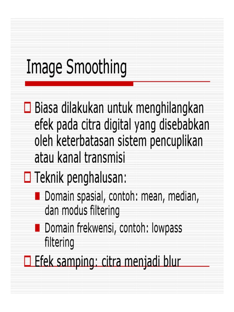 6 Image Smoothing Sharpening | PDF 6 Image Smoothing Sharpening | PDF