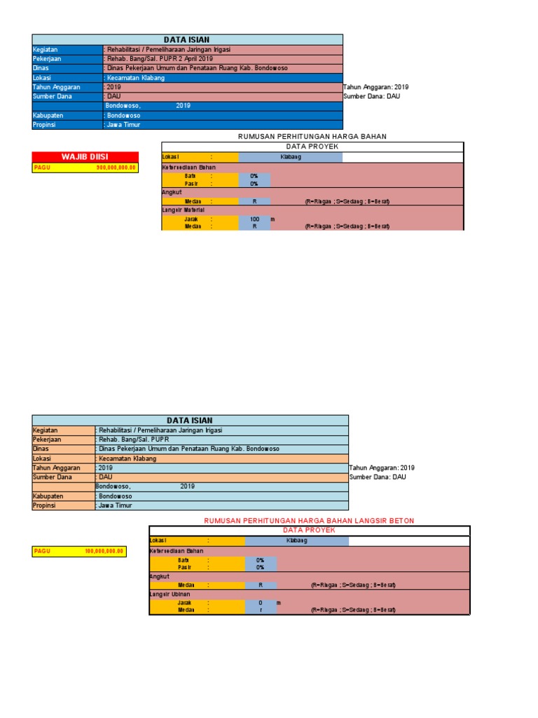 Rab Bendung Baturaja | PDF