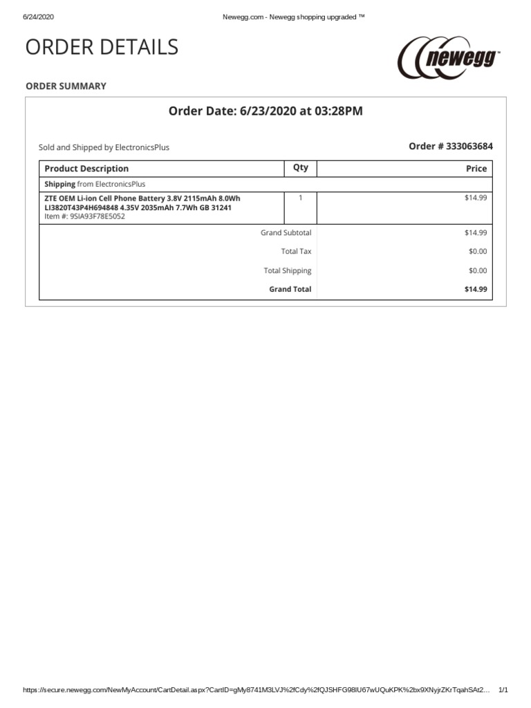 Newegg Shopping Upgraded ™ | PDF