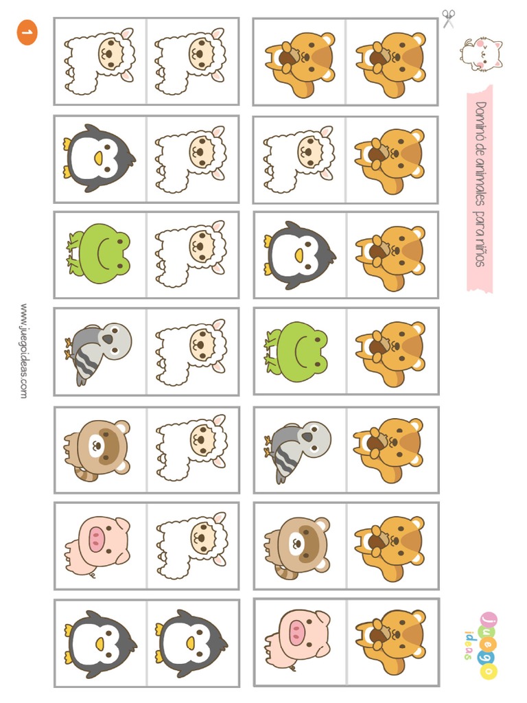 Domino de Animales | PDF