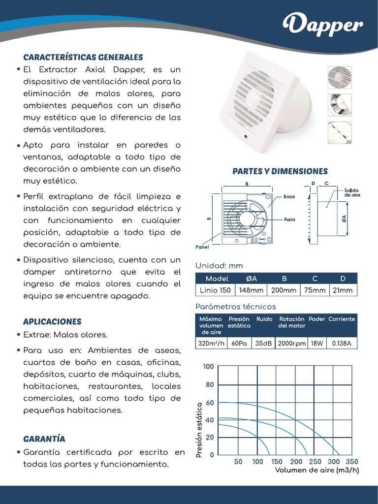 Extractor Axial - SSHH Dapper | PDF