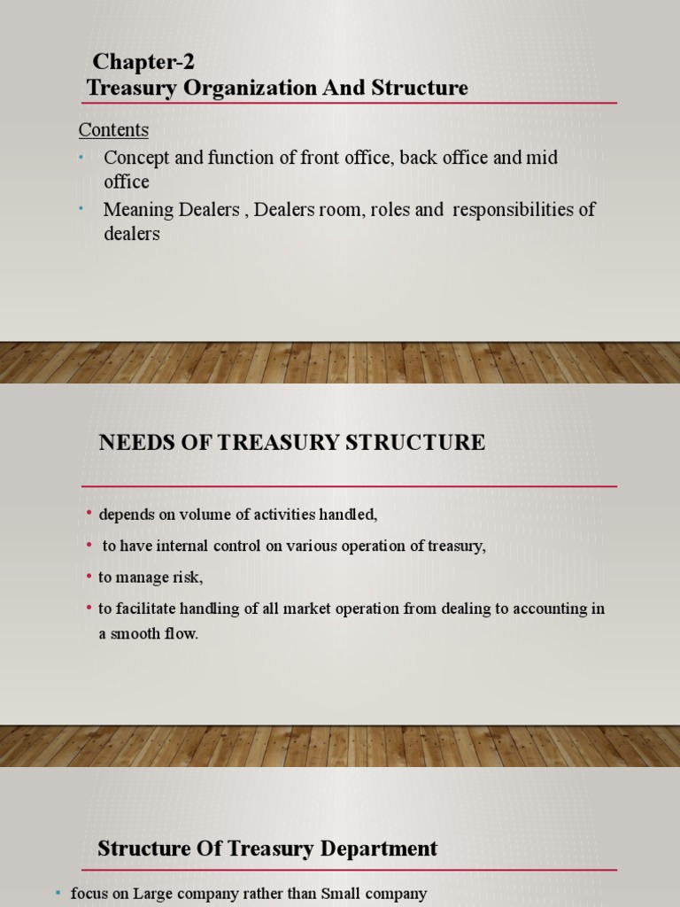 Chapter - 2 Treasury Organization and Structure3203653543829497274 ...
