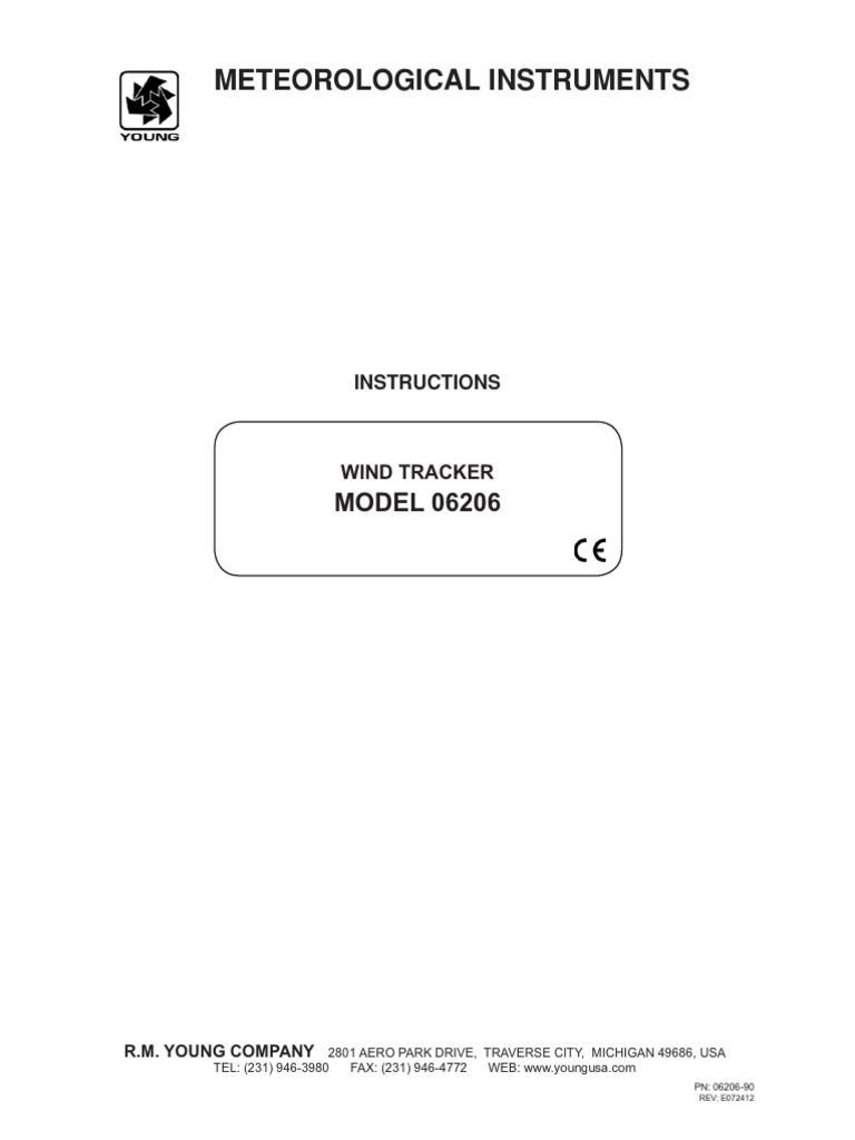 Young Wind Tracker Manual | PDF | Technology & Engineering