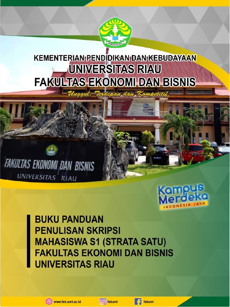 Buku Panduan Penulisan Skripsi Feb Unri 2021 (23032021) | PDF