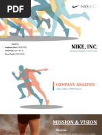Nike Case Study | PDF | Organizational Structure | Nike