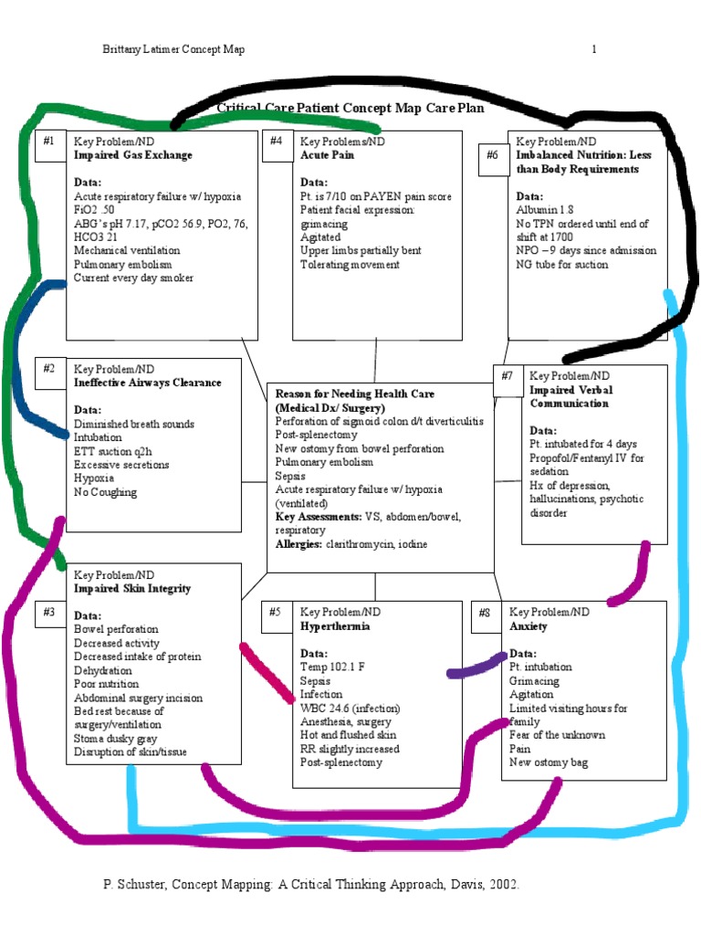 Concept Map 2020 | PDF | Malnutrition | Sepsis