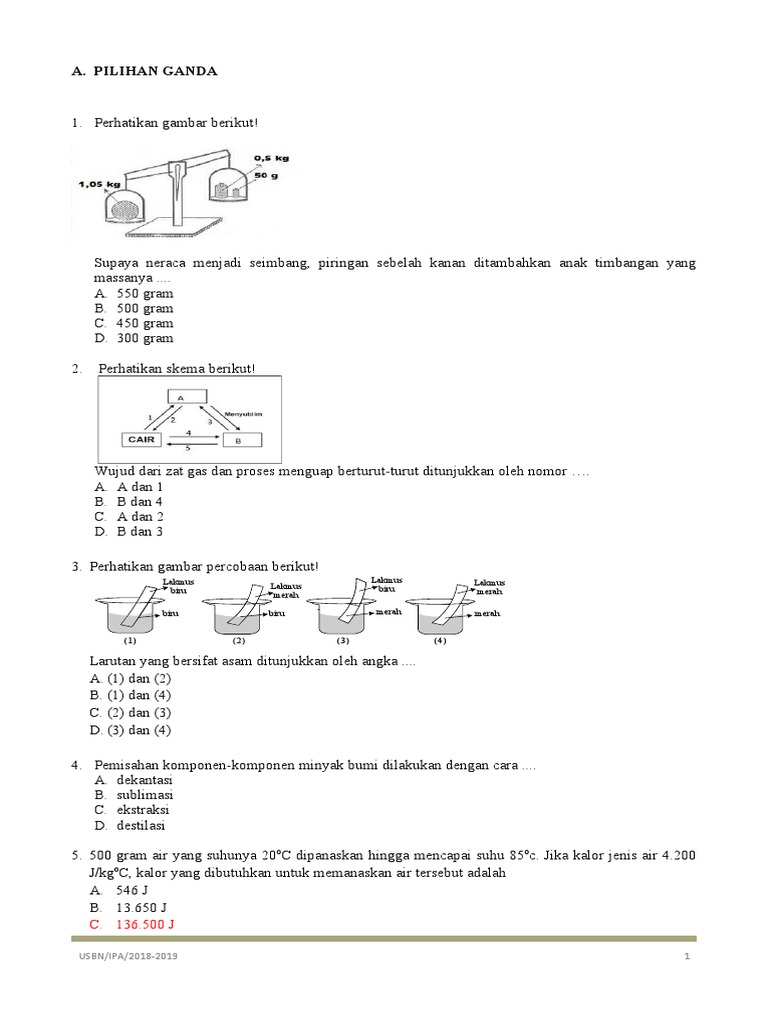 Soal To 2021 Edit | PDF