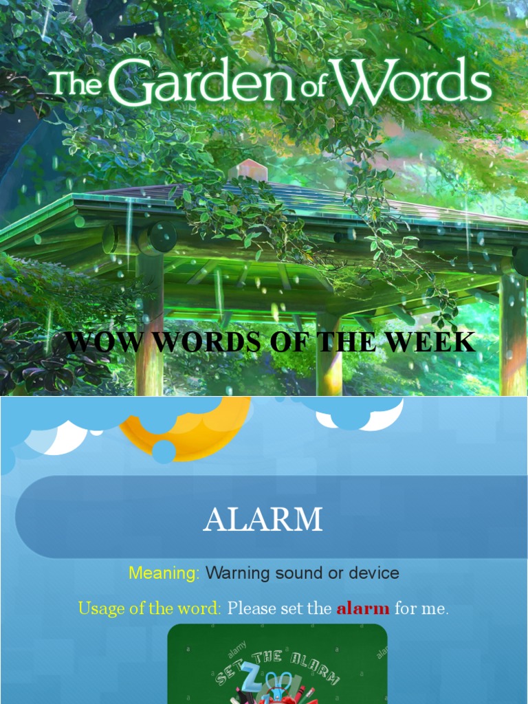 Weekly Vocabulary: WOW Words Guide | PDF