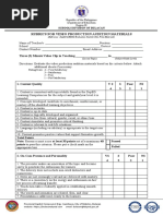 Evaluation Rating Sheet For Non Print LR Materials | PDF | Resource ...