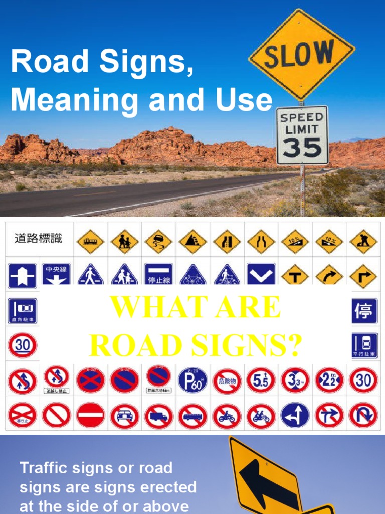 Understanding Road Signs and Their Meanings | PDF | Road Transport ...