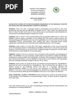 2 Executive Order BDRRMC | PDF | Emergency Management | National Security