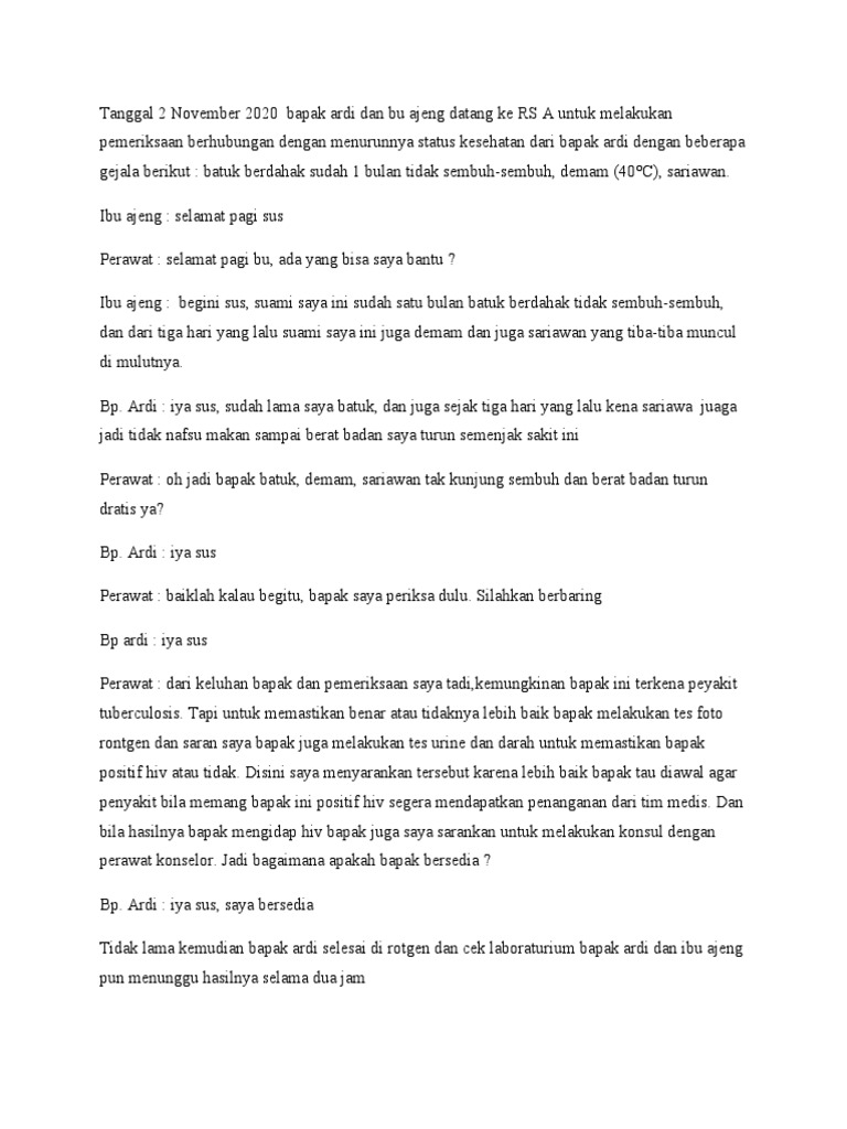 Roleplay VCT TB Paru | PDF