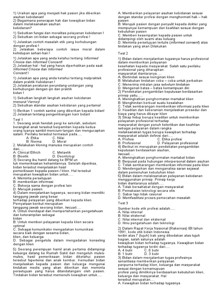 Choice Dan Informed Concent! Informed Choice Dan Informed Concent ! | PDF