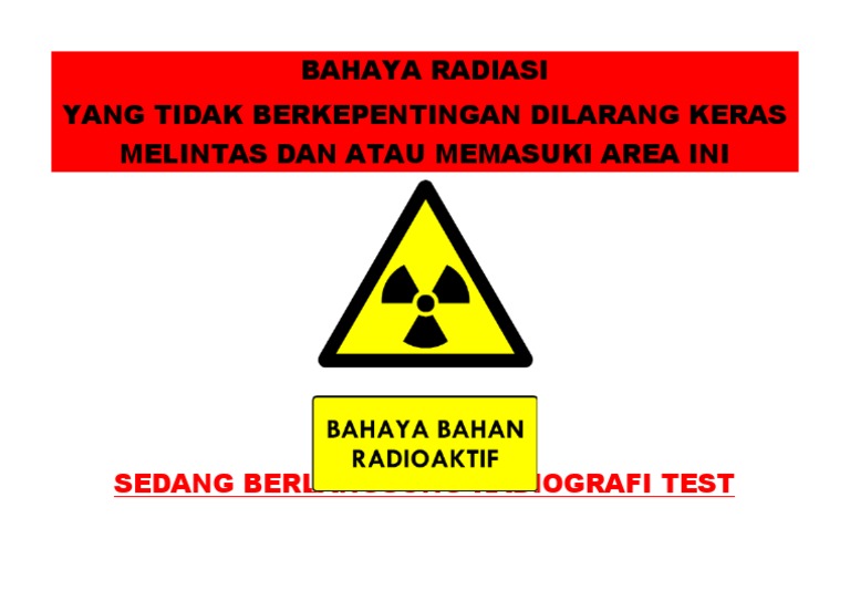Bahaya Radiasi RT | PDF