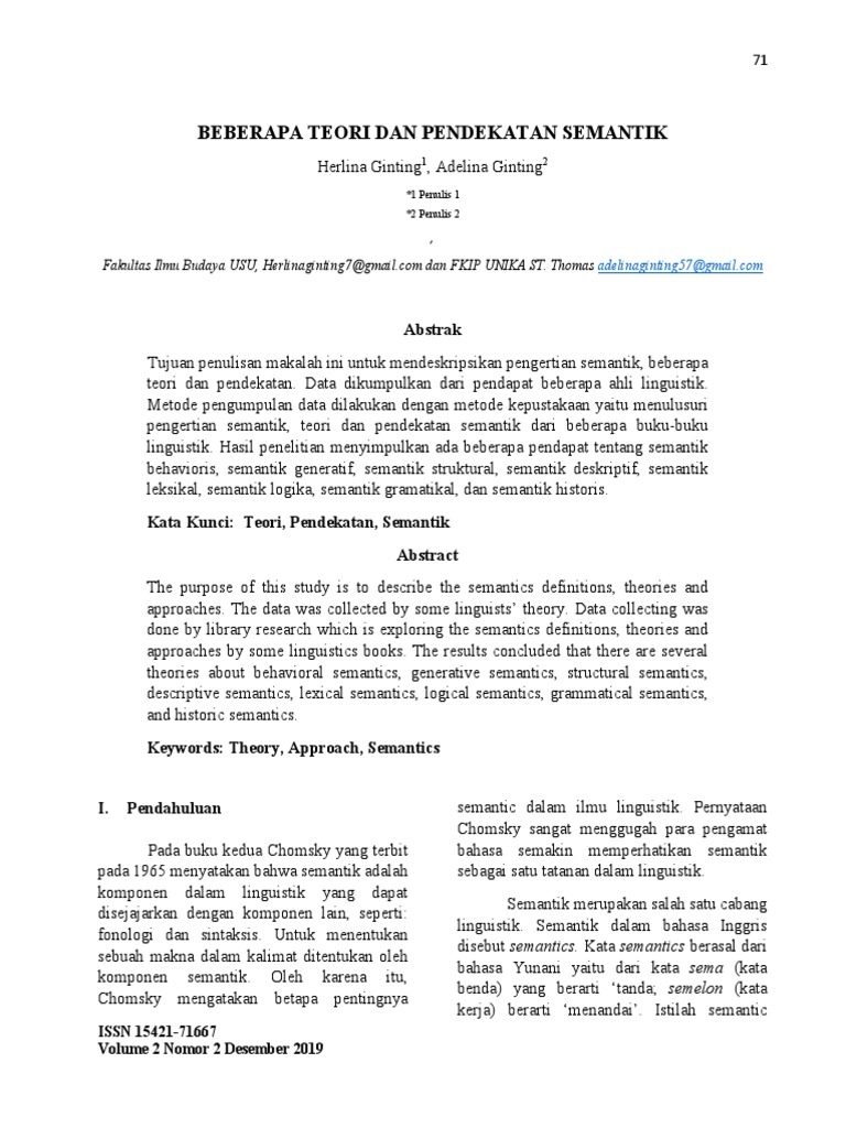 Semantik | PDF | Sains & Matematika