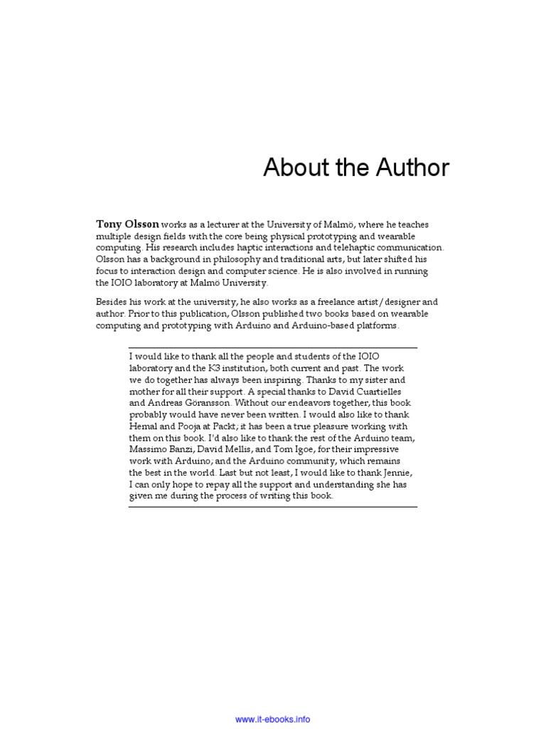 Arduino Wearable Projects Design Code and Build Exciting Wearable ...