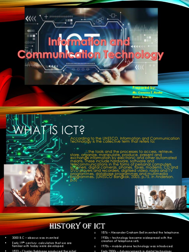 Information and Communication Technology | PDF | Information And ...