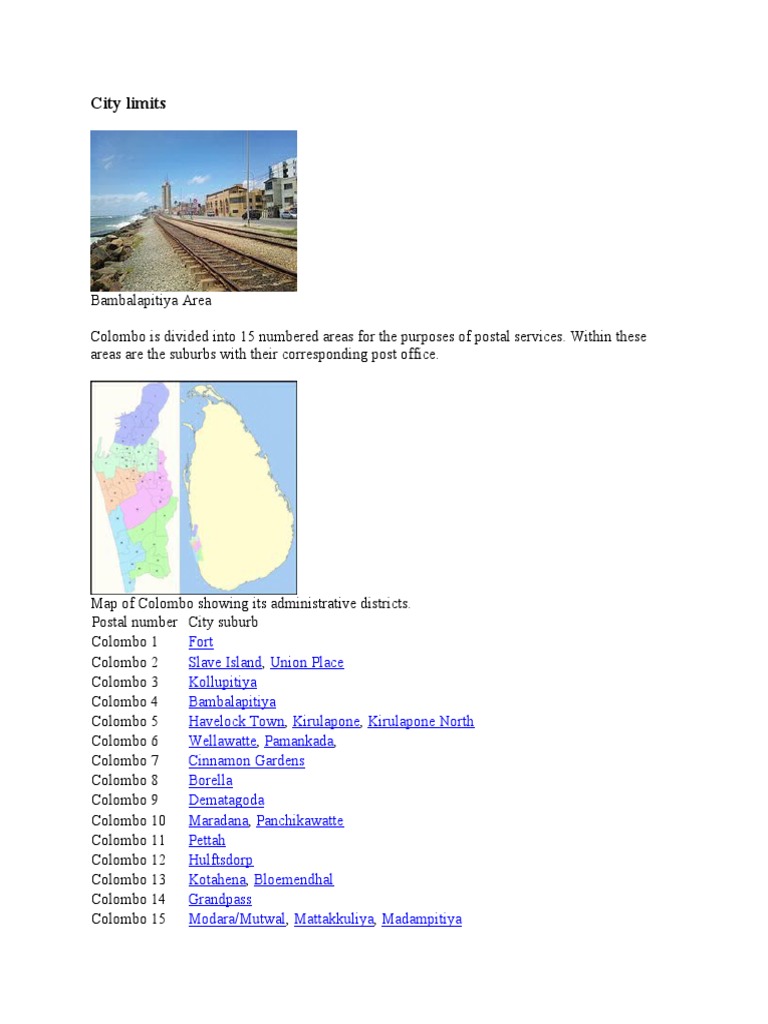 Colombo 4 | PDF | Economies | Business