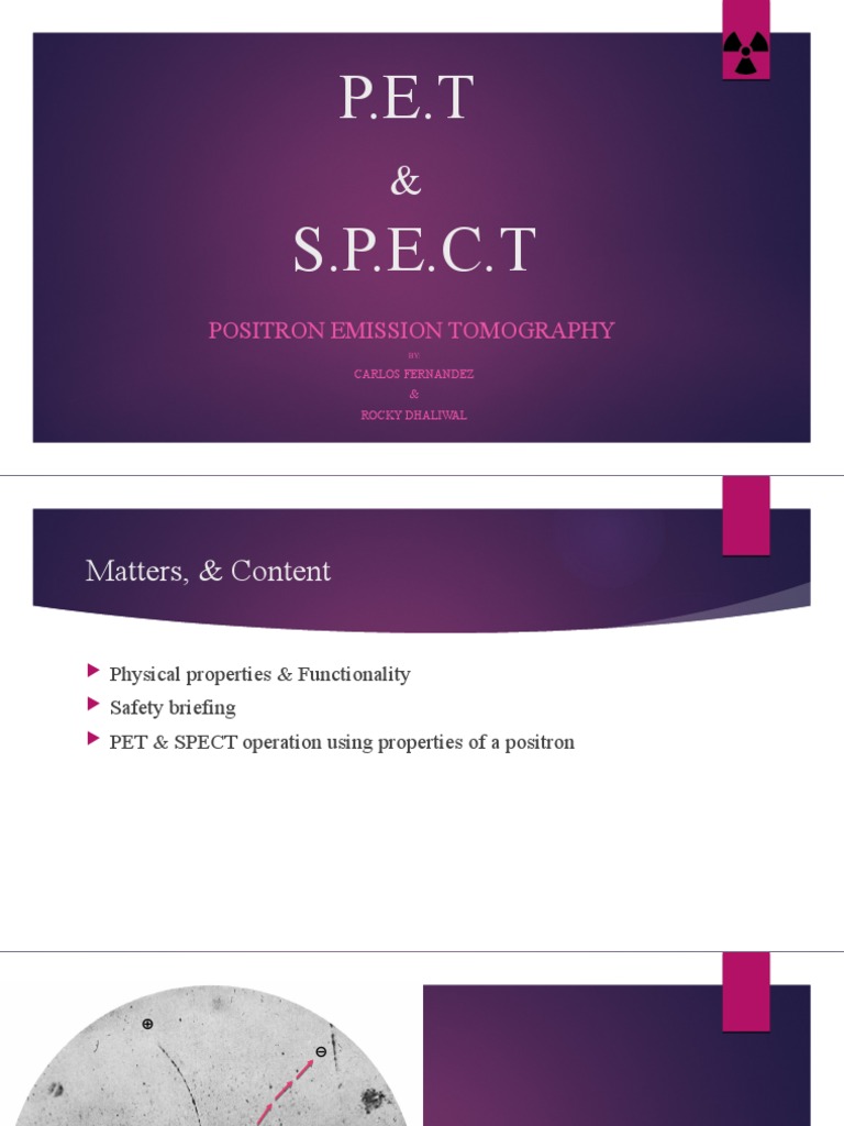 Physics PET Scan | PDF