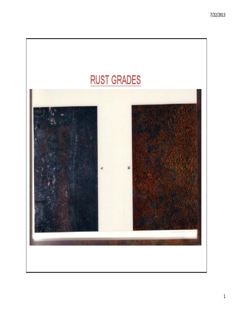 Rust Grades Rust Grades Rust Grades Rust Grades | PDF | Paint | Asphalt