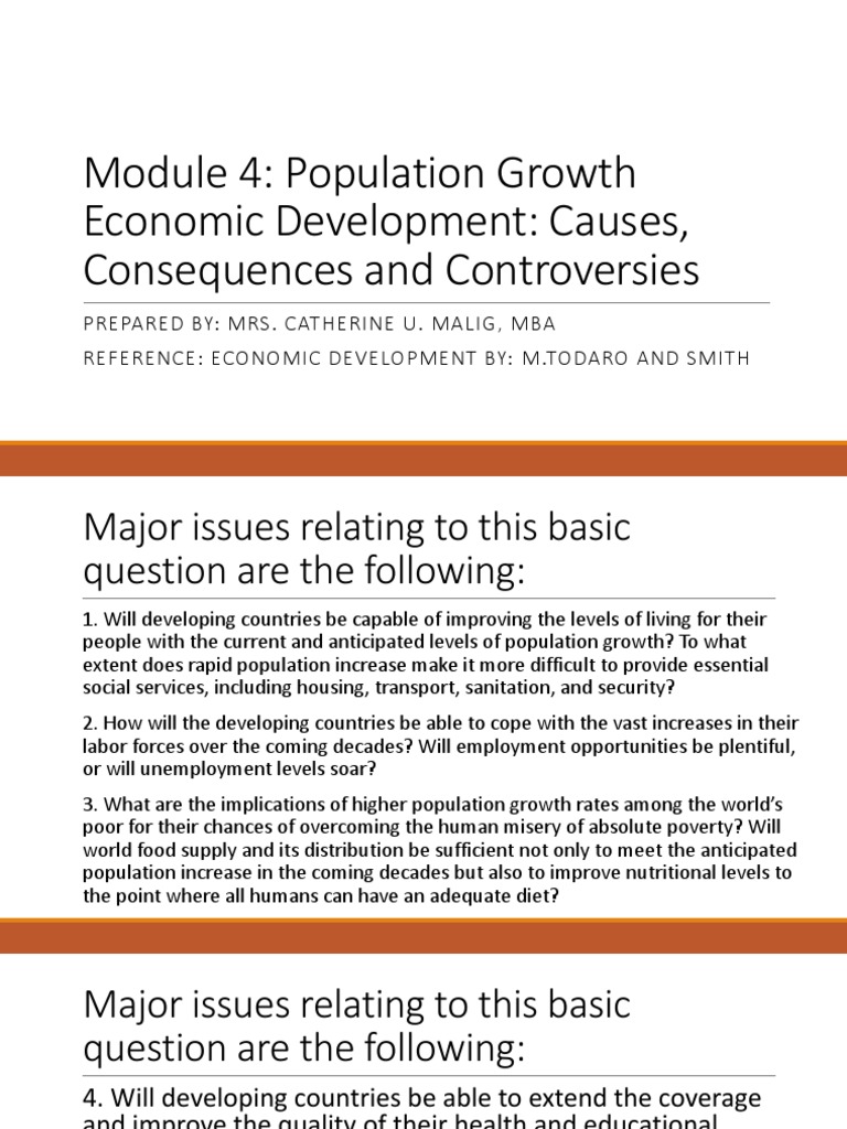 Population Growth: Causes and Effects | PDF | Total Fertility Rate ...