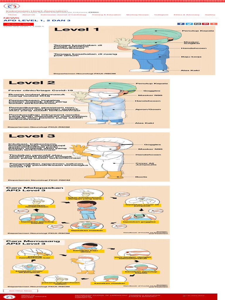 APD LEVEL 1, 2 DAN 3 - News & Event Perhimpunan Dokter Spesialis ...