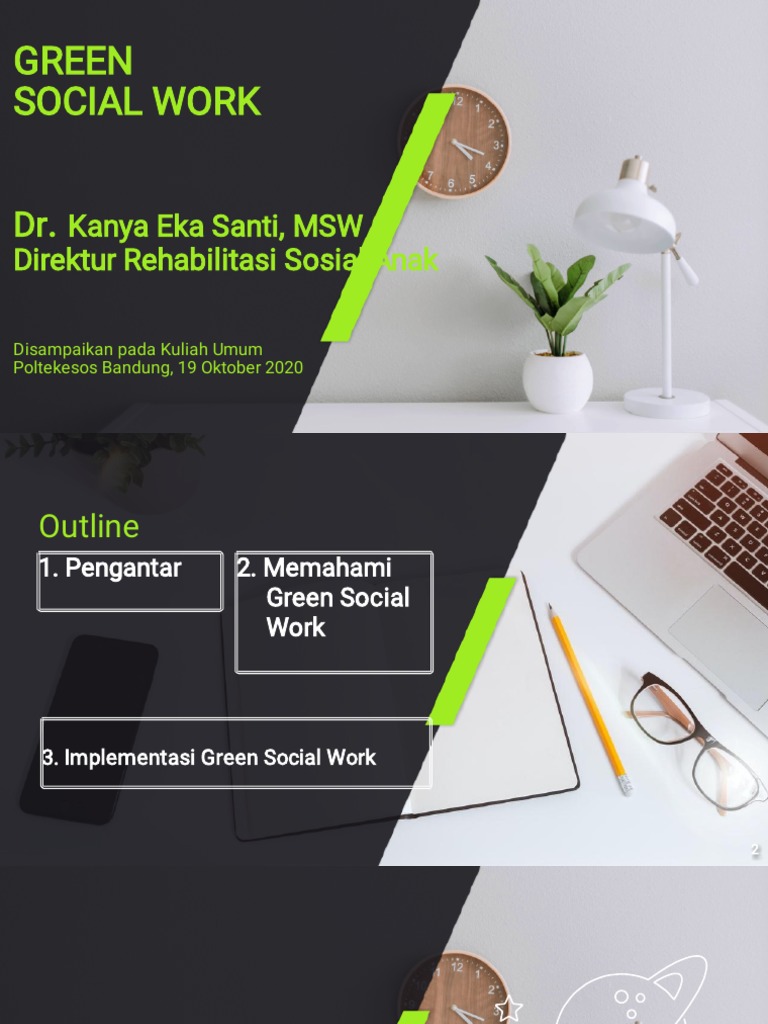 Green Social Work POLTEKESOS | PDF