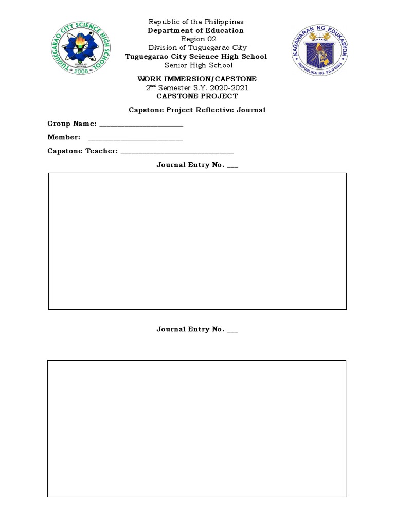 Capstone Reflective Journal | PDF