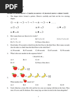 Phimo Mock 2020 Primary 1 | PDF
