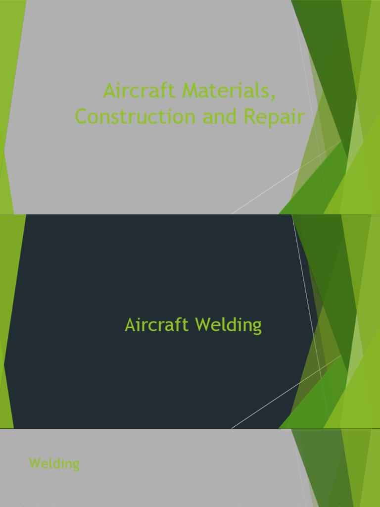 Aircraft Welding Techniques and Joint Types | PDF | Welding | Construction