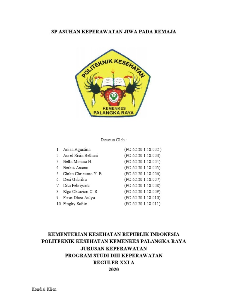 SP Jiwa Pada Remaja | PDF