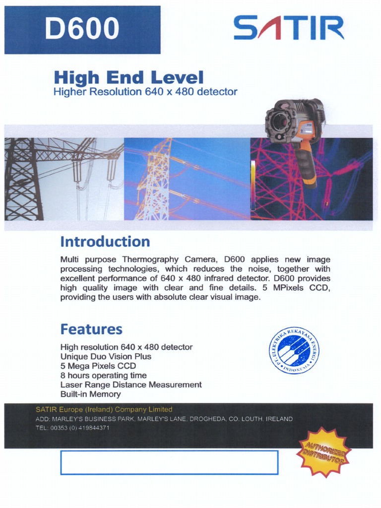 Brochure SATIR D600 | PDF