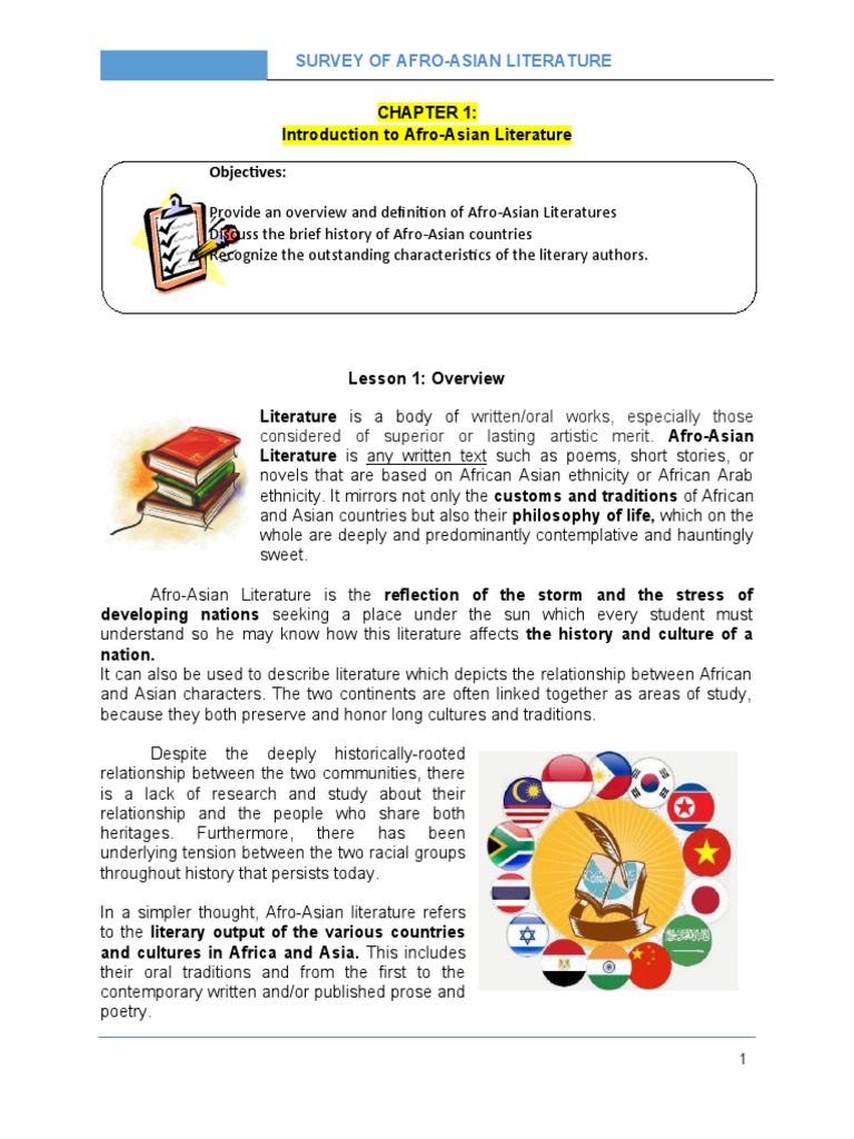 Survey of Afro-Asian Literature | PDF | African Literature | Egyptian ...